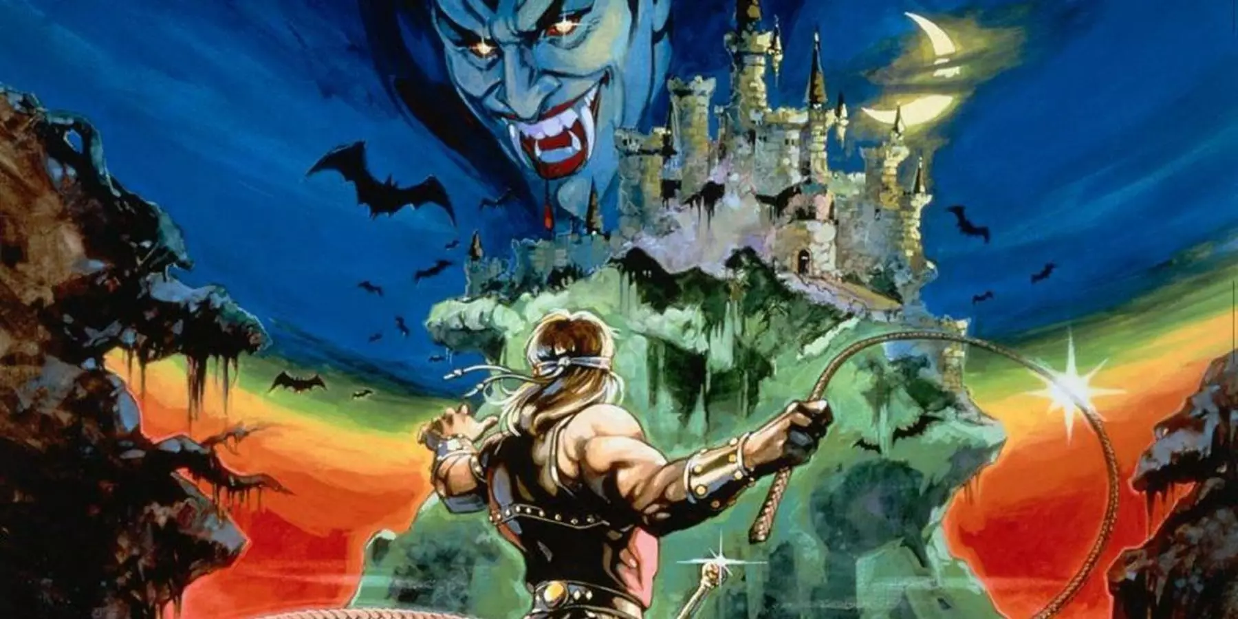 Castlevania nes capa franquia konami