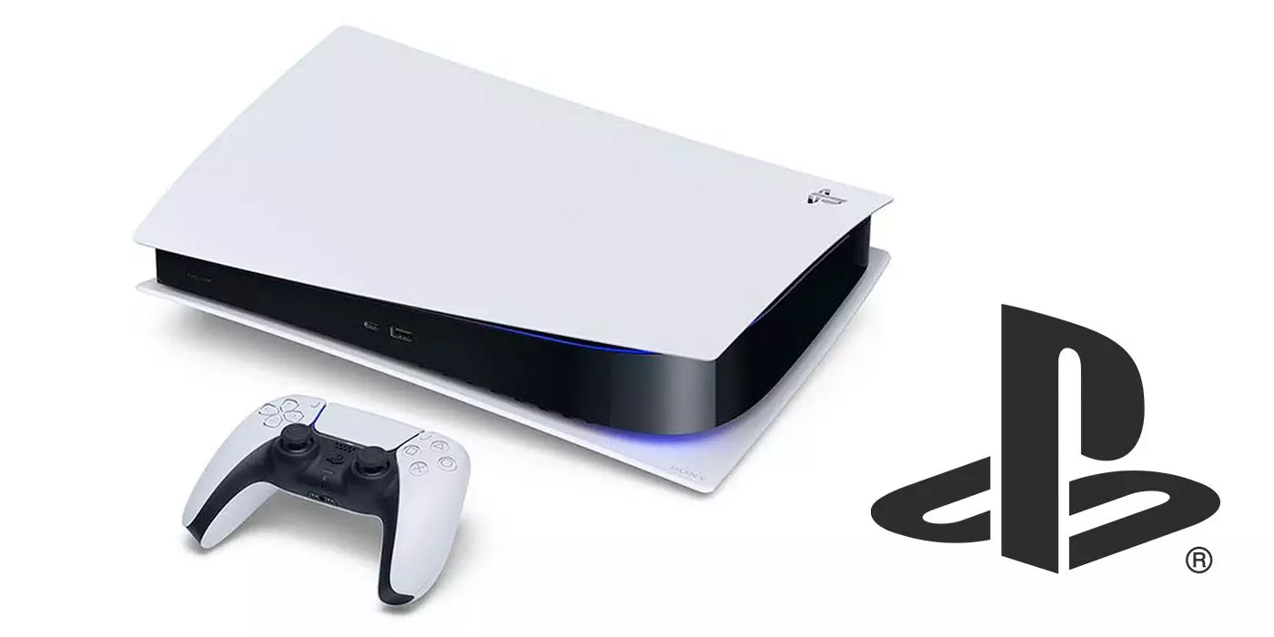 PS5 a PlayStation logó mellett