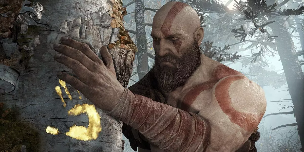 PS4 Gott vum Krich 2018 Kratos Tree