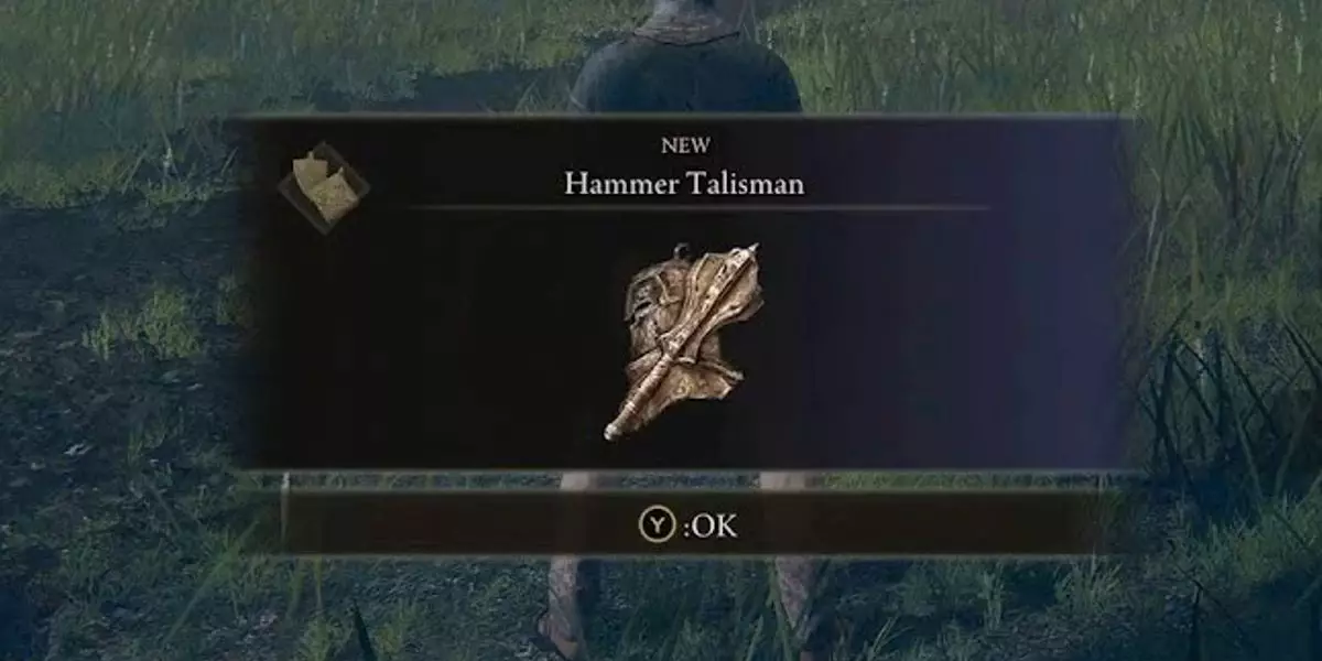 Elden Ring Hammer Talisman Guide Pemberitahuan Pickup Stormhill